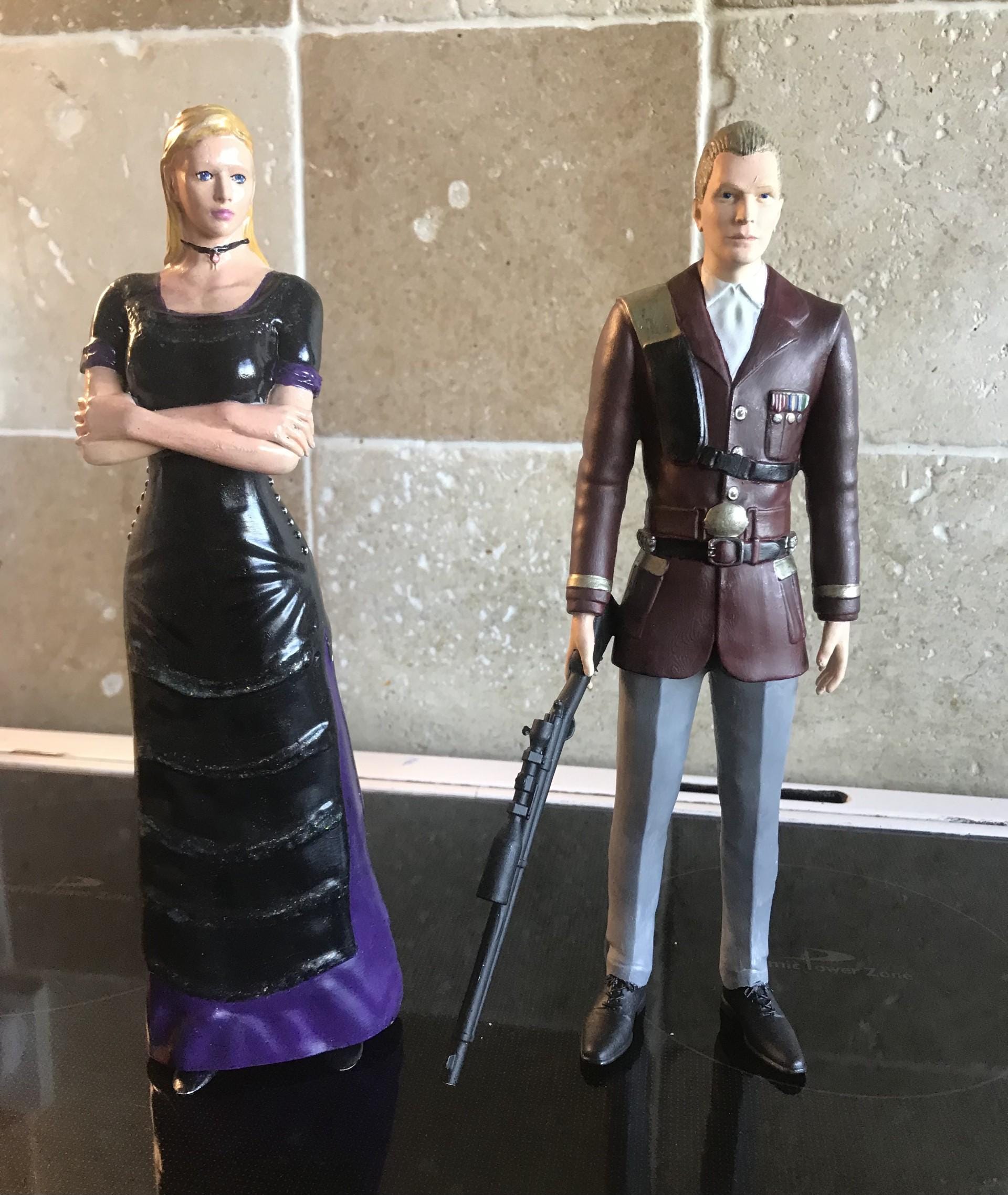 Resident Evil Alexia Ashford and Alfred Ashford Statue figurine! 30CM ...